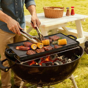 Reversible Non-Stick Cast Iron Griddle Plate Rectangle
