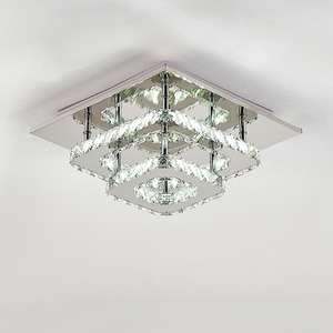 Double-tiers Crystal LED Ceiling Light