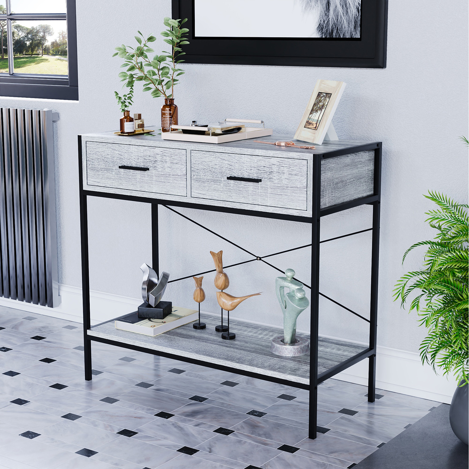 Brooklyn 2 Drawer Console Table