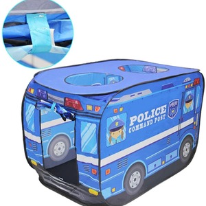 Police Truck Foldable Indoor and Outdoor Play Tent