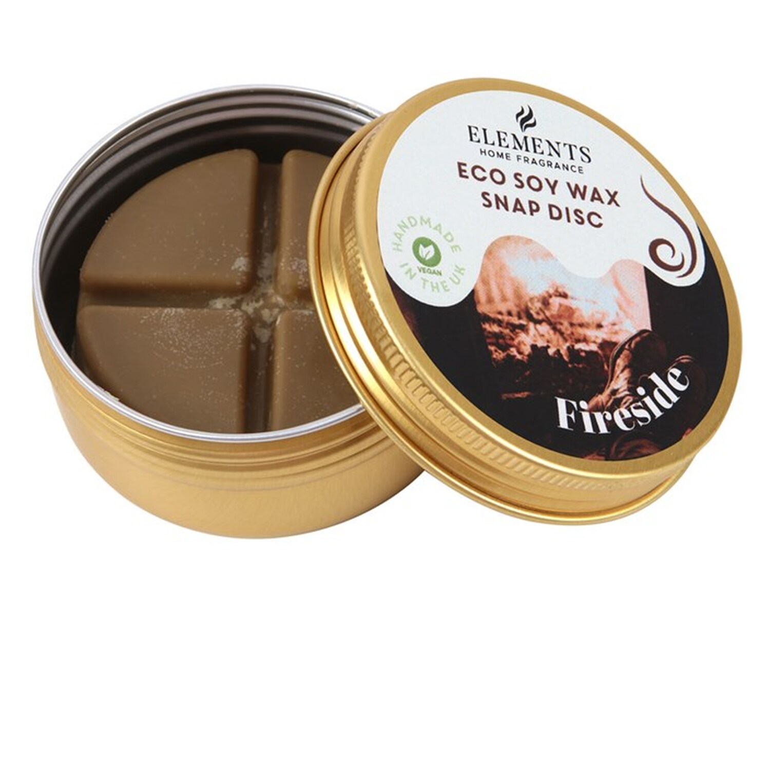 Fireside Soy Wax Snap Disc
