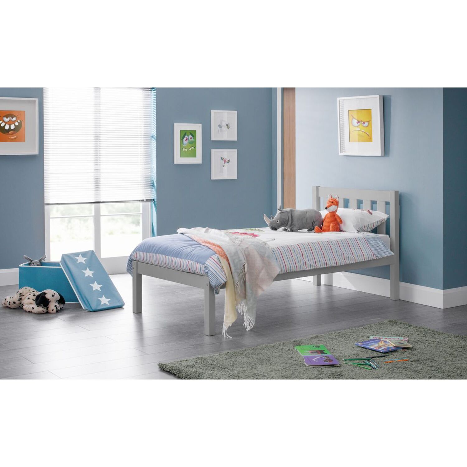 Solid Pine Low Foot End Bed