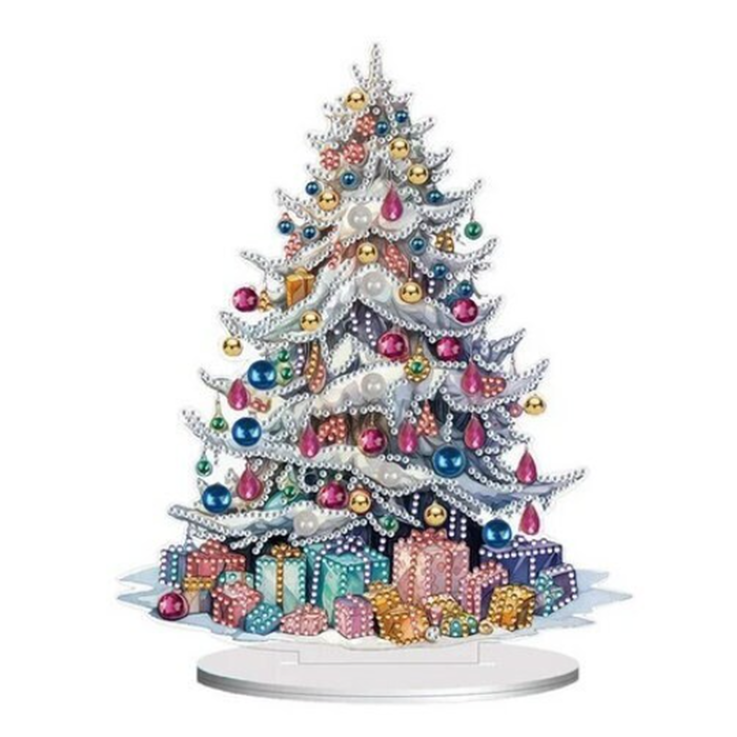 5D DIY Christmas Tree with Presents Diamond Art Kit Crystal