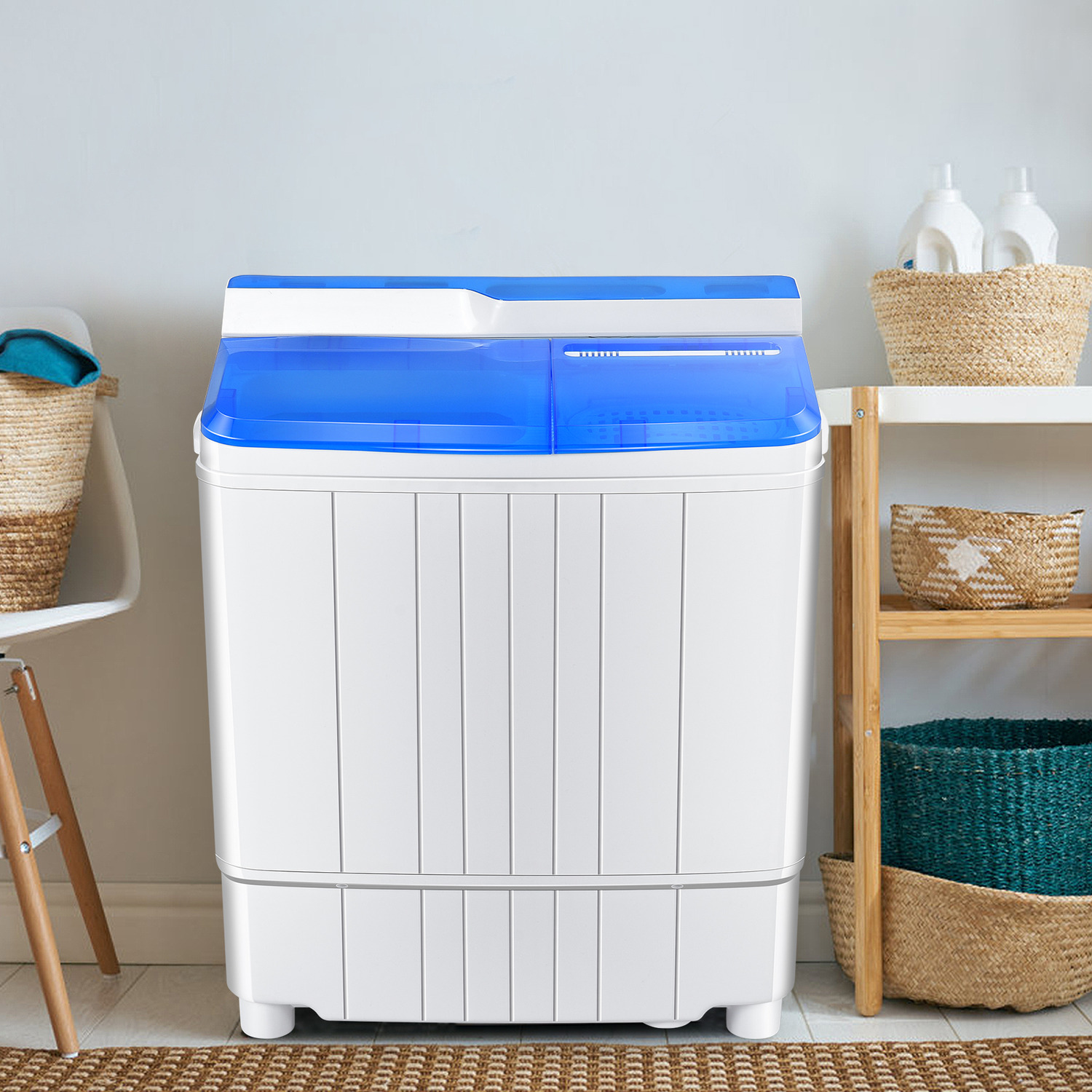 Portable Twin Tub Clothes Washing Machine
