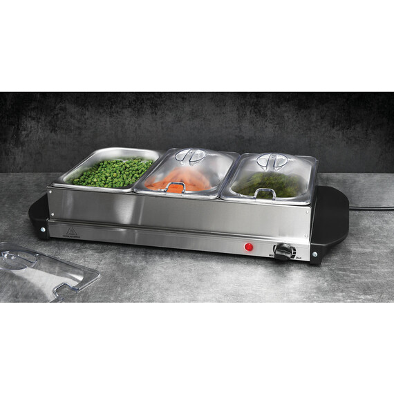 KitchenMaster 3 Dish Buffet Server