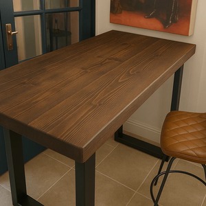 Chunky Rustic Breakfast Bar Table (Freestanding)