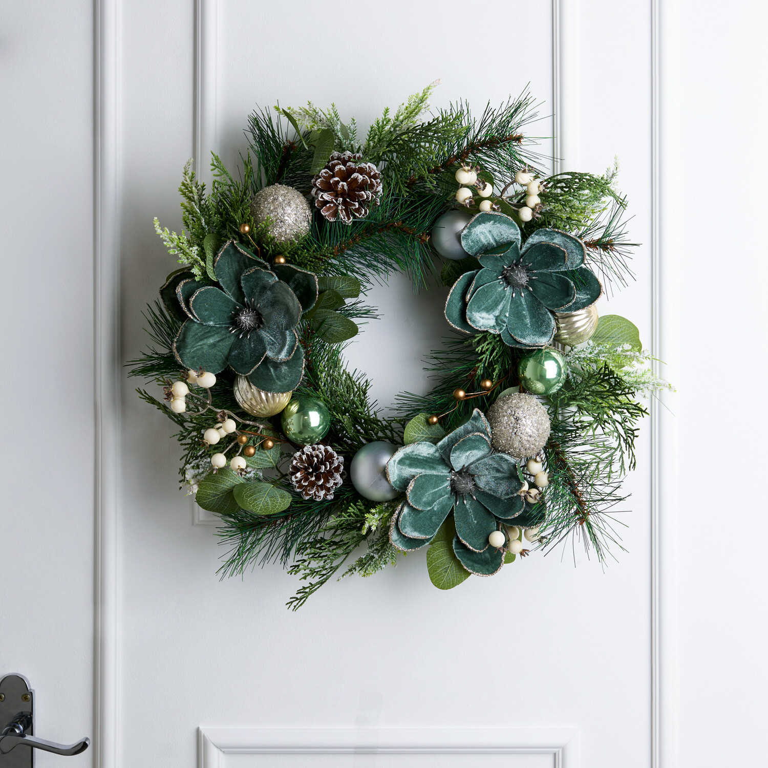 Emerald Magnolia Wreath