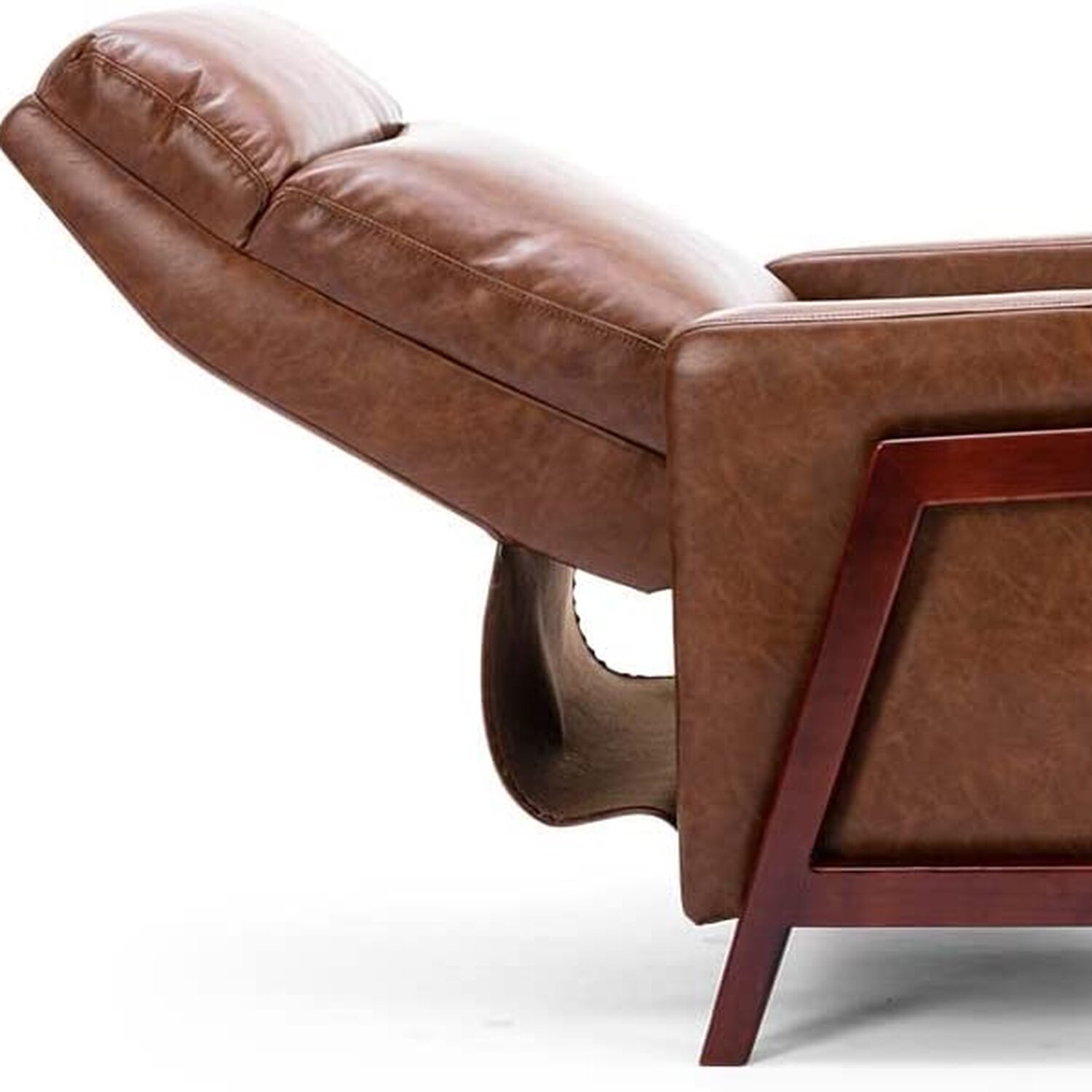 Riley Push Back Air Leather Modern Recliner Chair