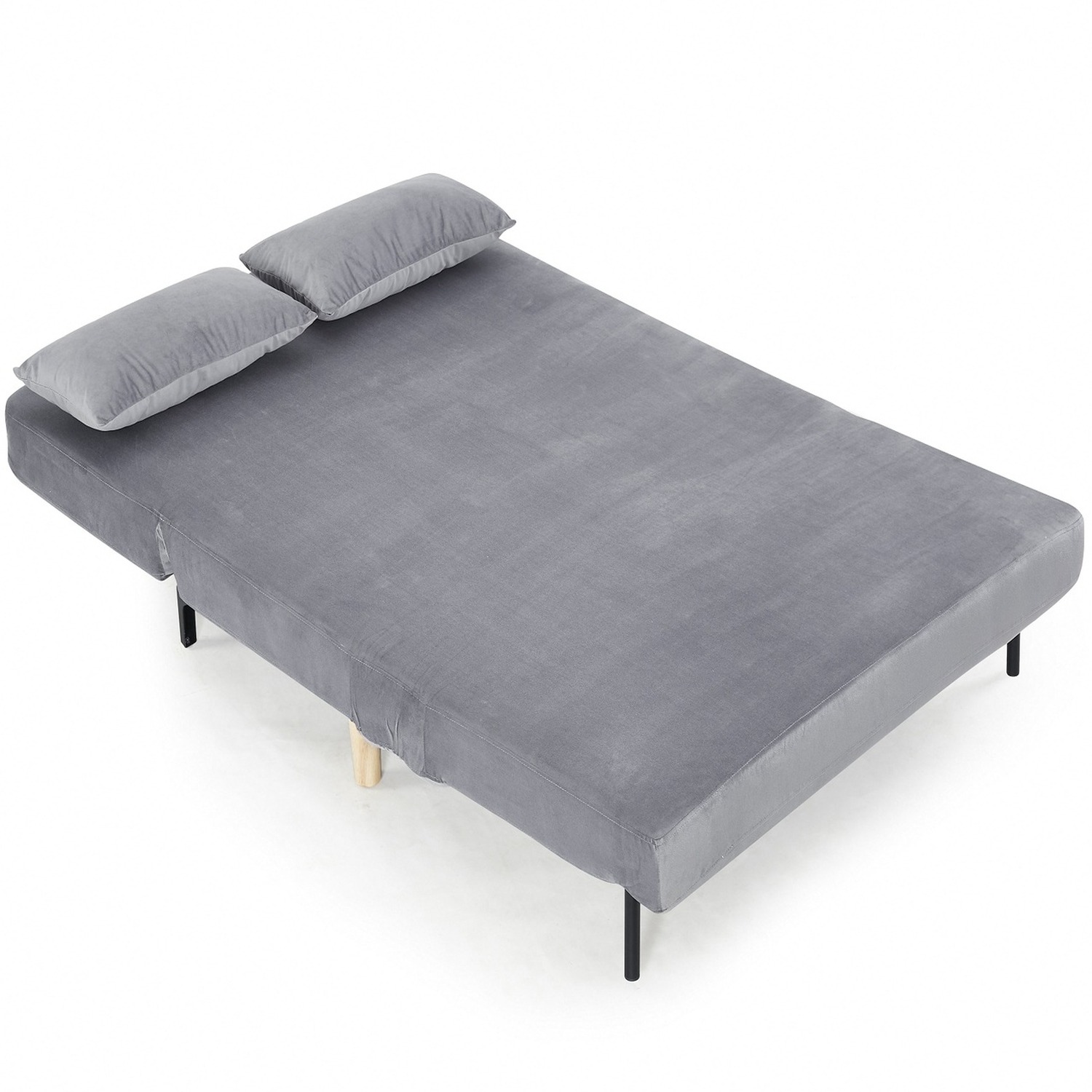 George Velvet double Futon Sofa Bed
