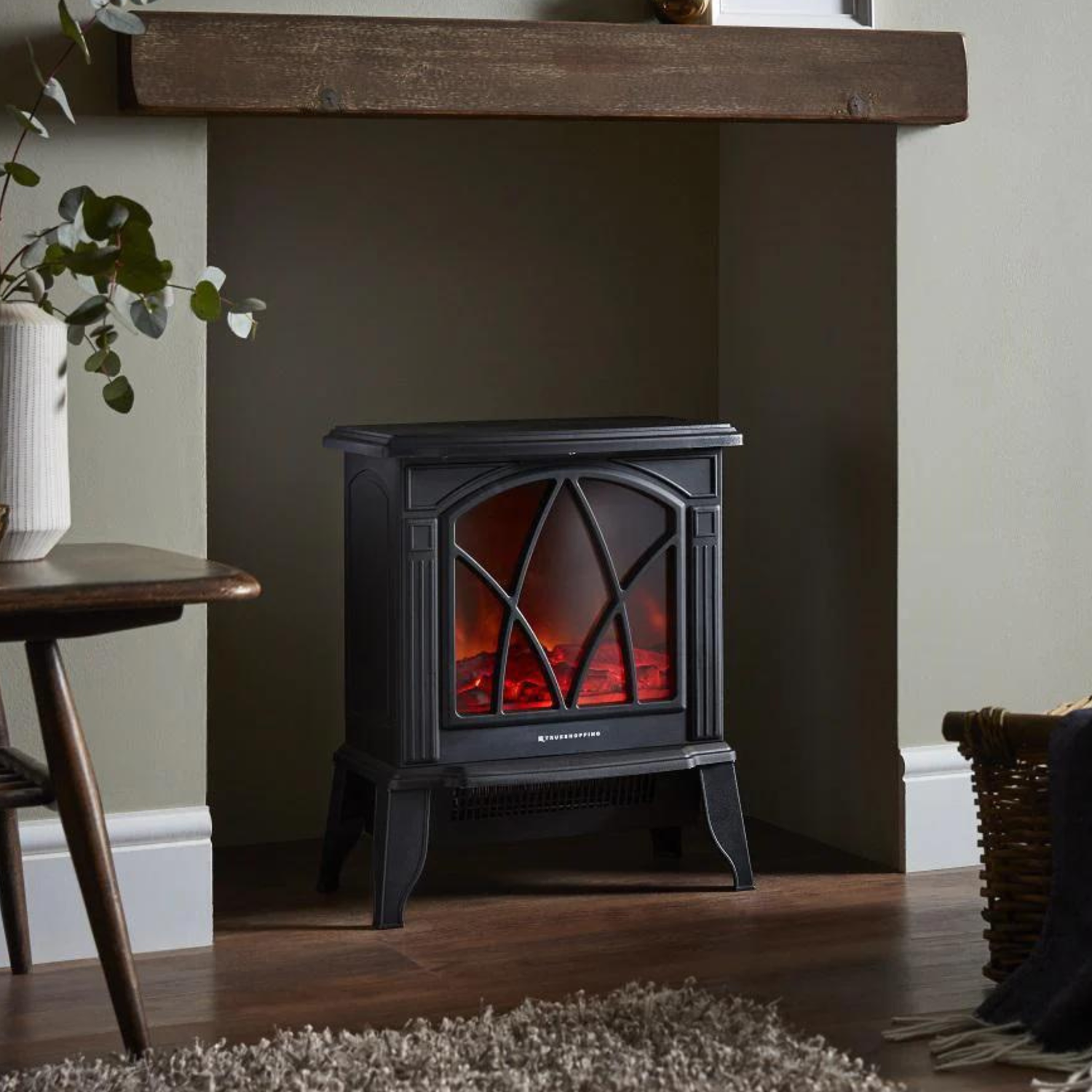 Freestanding 2000W Electric Fireplace