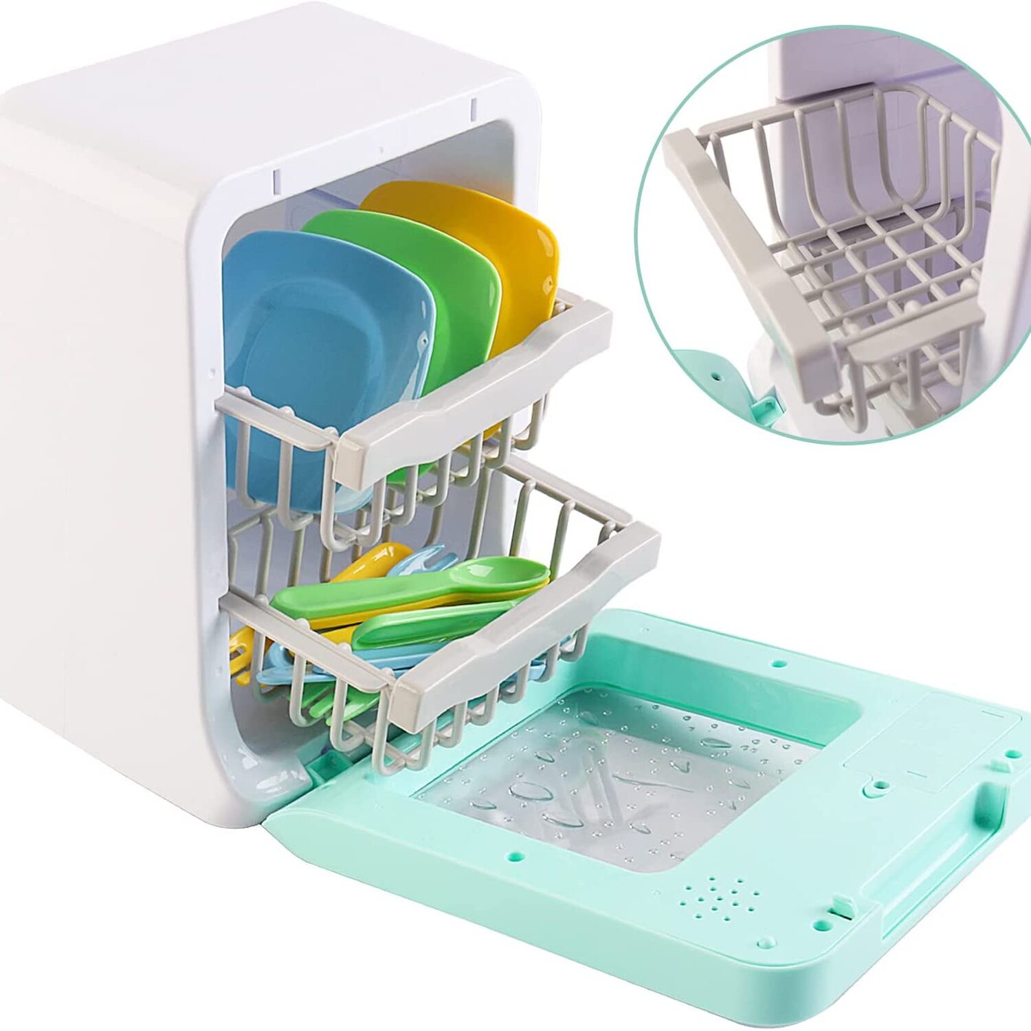 First dishwasher with LCD Screen kitchen play set