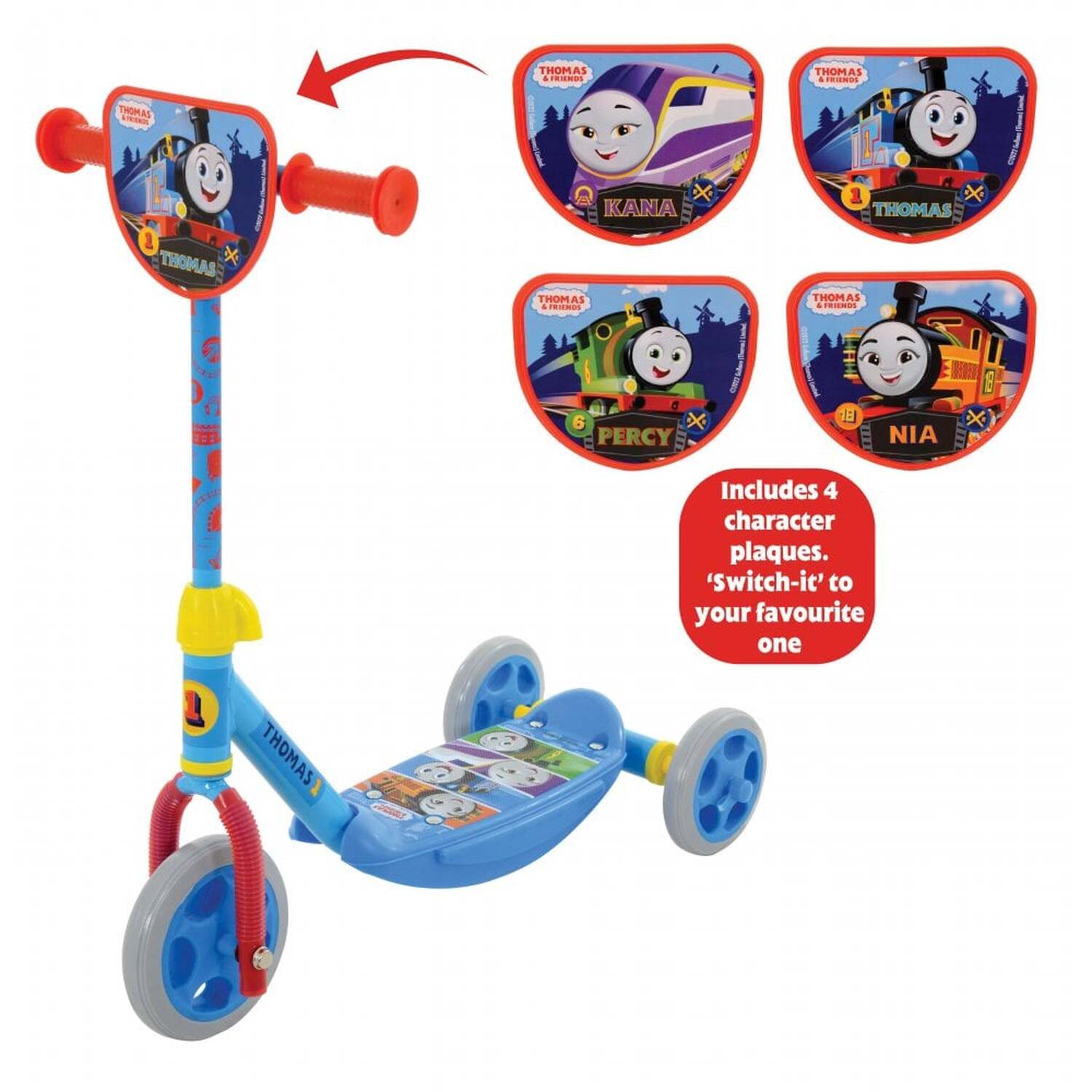 Thomas Friends Switch It Multi Character Tri-Scooter
