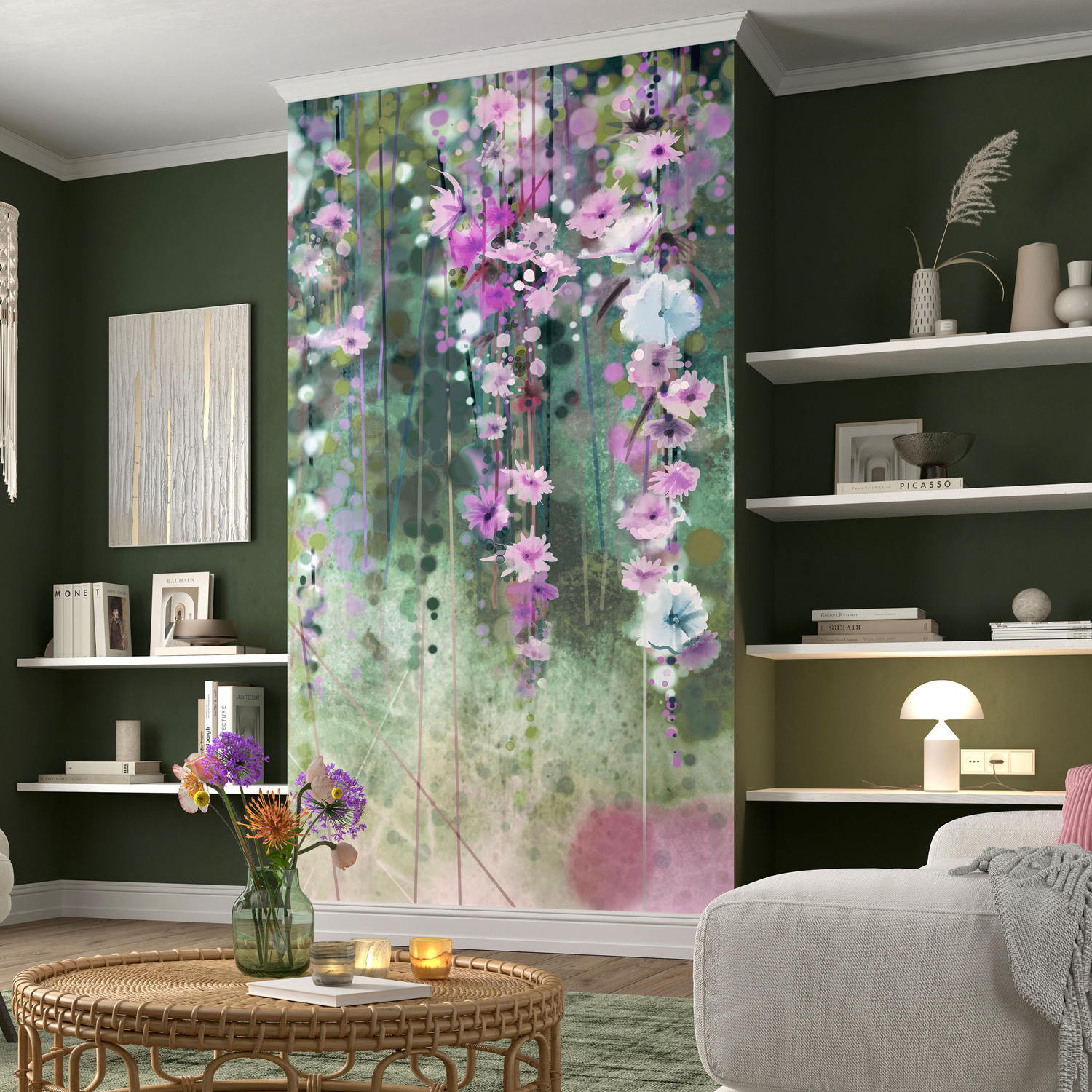 Floral Garden- 3D Photographic Mural