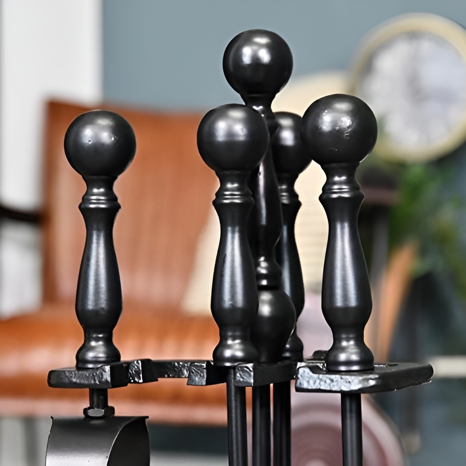 5 Piece Victorian Grip Companion Set Black