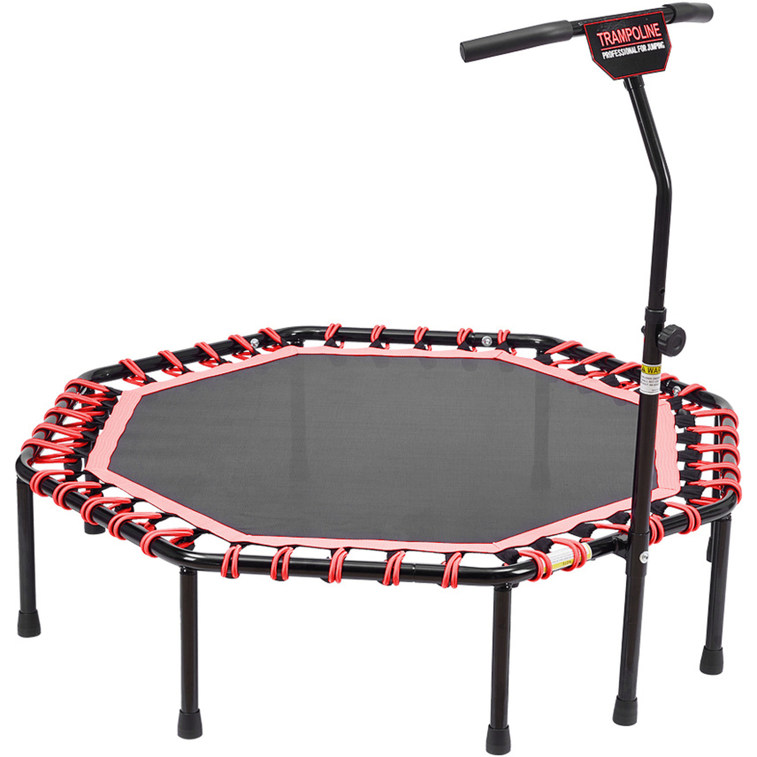 51 Inch Octagon Trampoline with Adjustable T-Handles