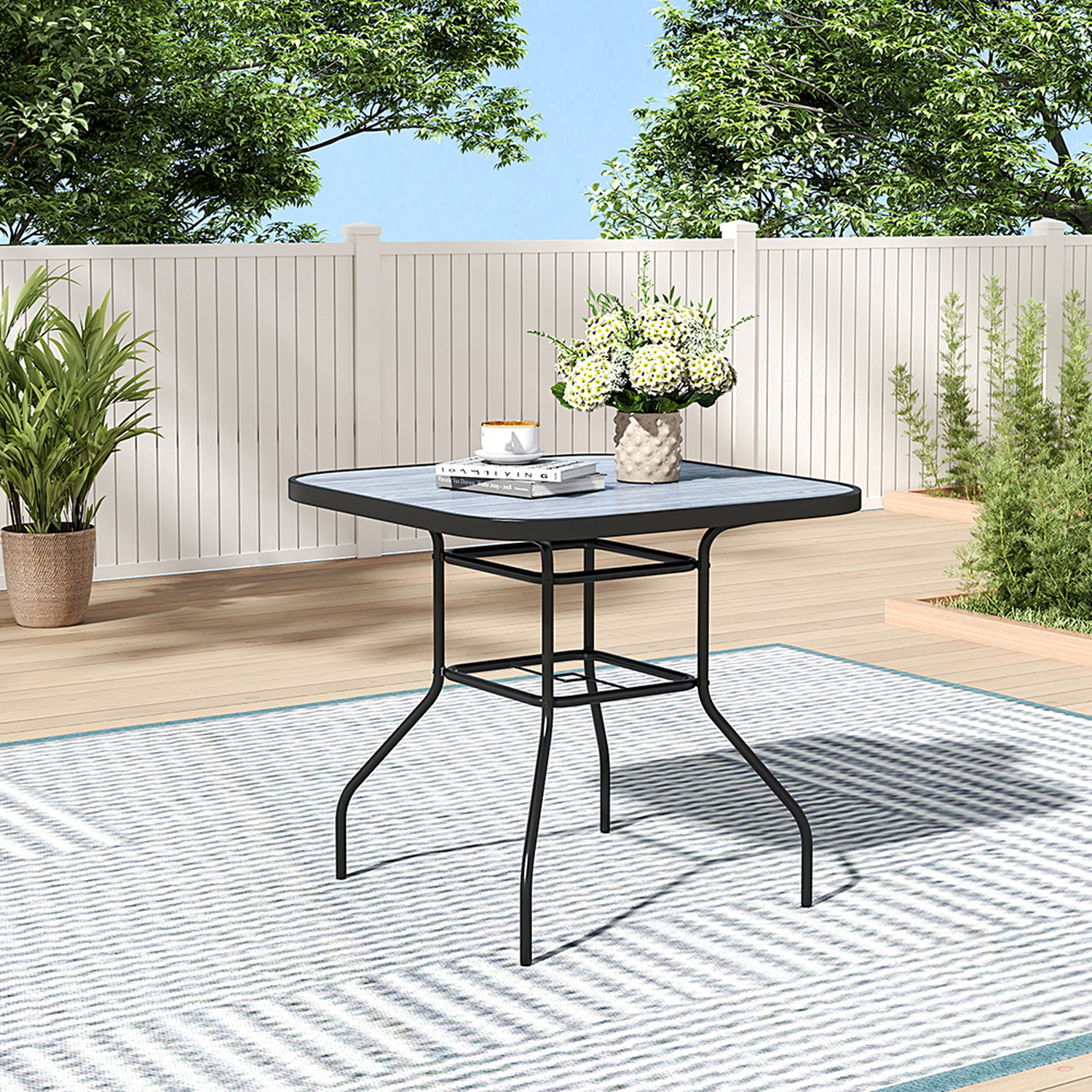 Garden Wood Effect Coffee Table
