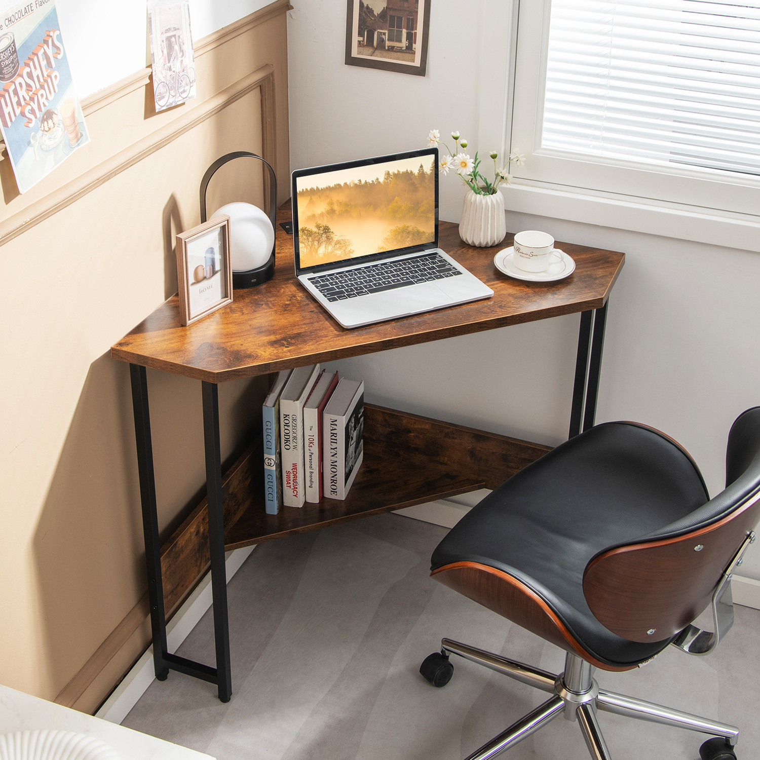 Triangle Computer Desk