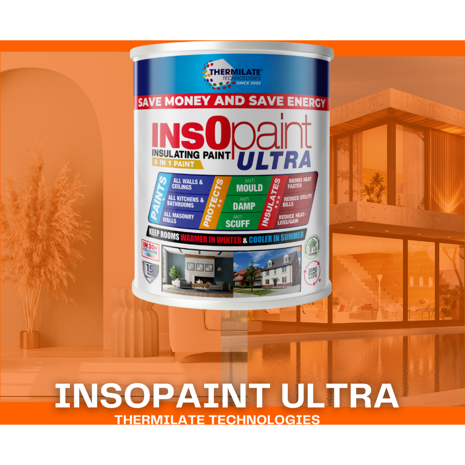 InsOpaint ULTRA - INSULATING and ENERGY SAVING PAINT