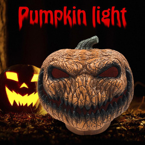 Halloween Scary Pumpkin Decoration with Lights Home Halloween Decor