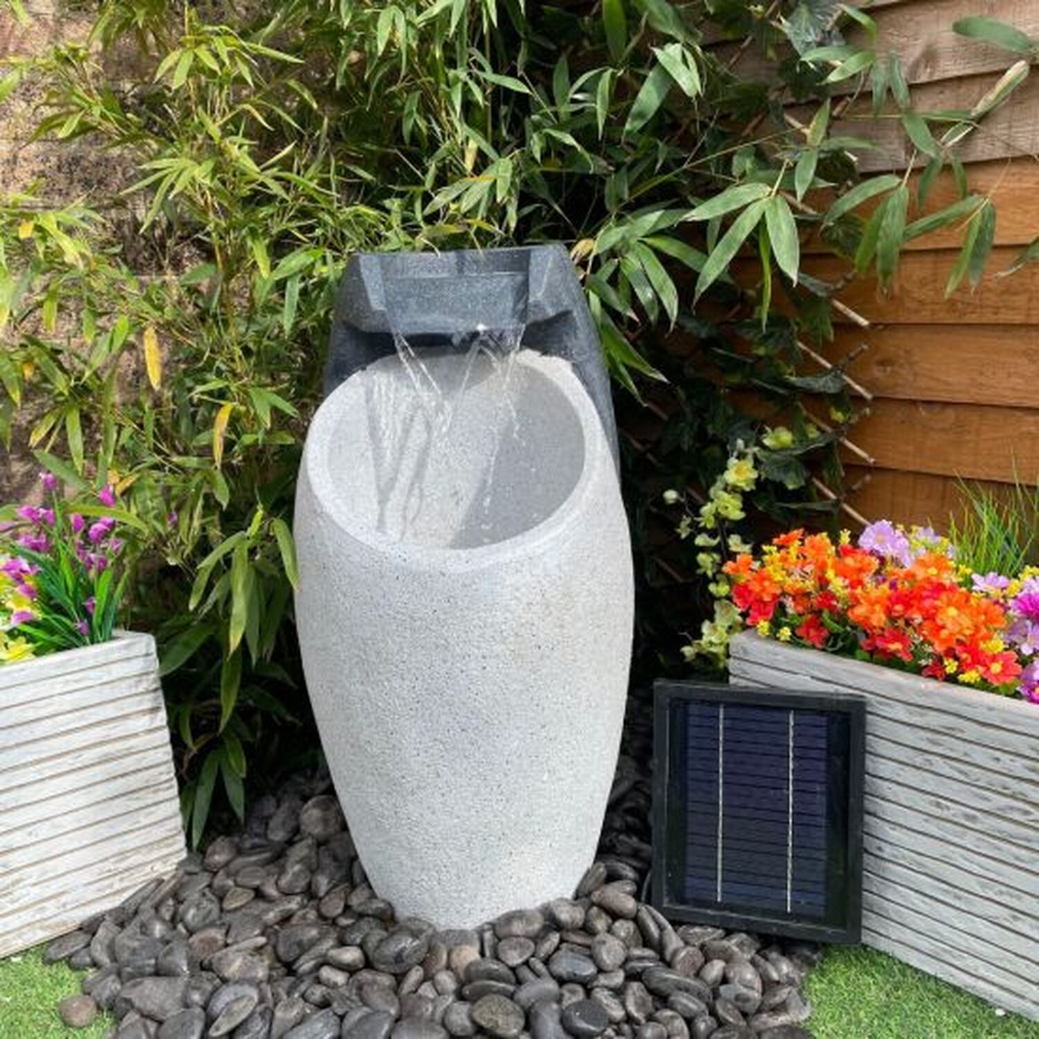 Pouring Vase Contemporary Water Feature