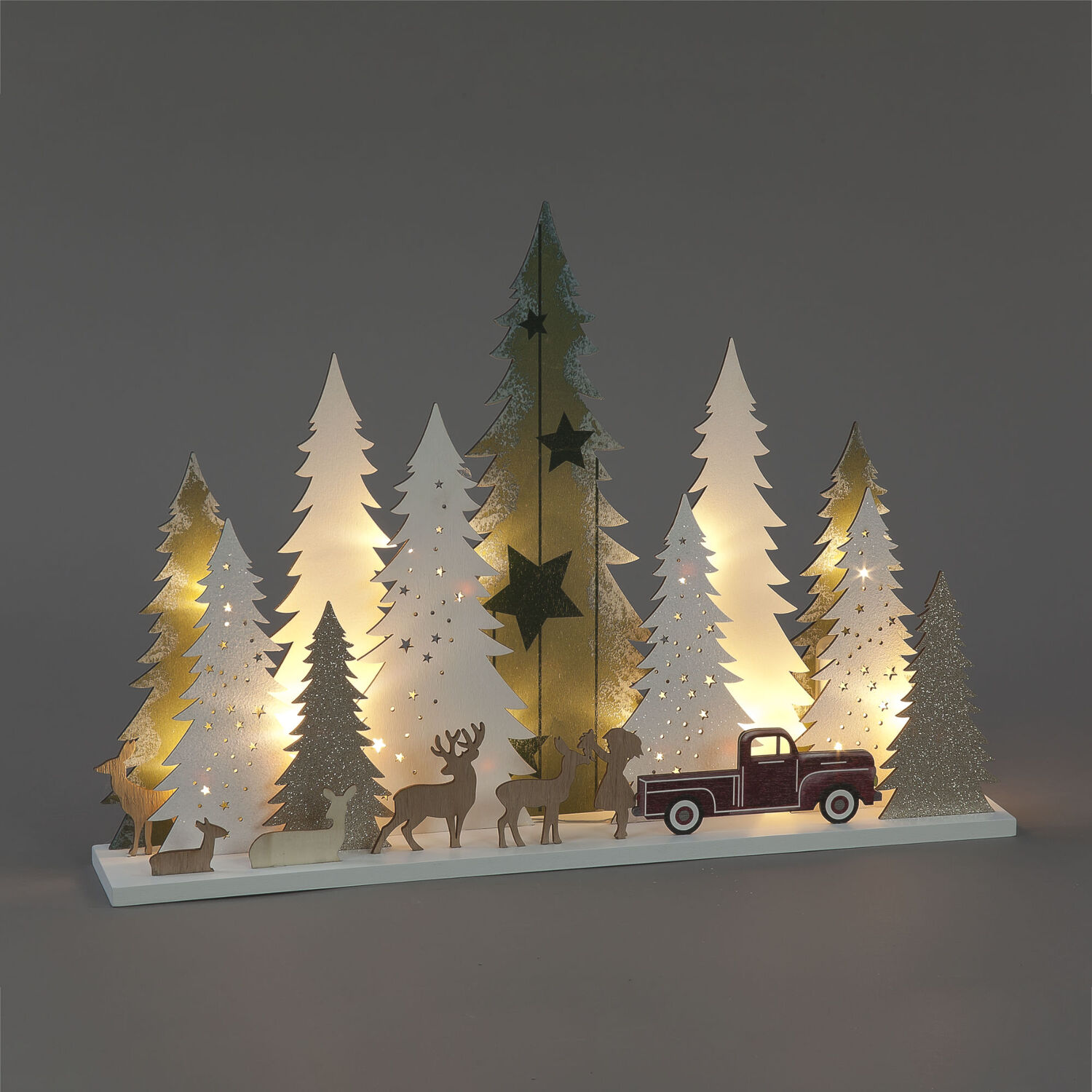 Wooden Christmas Scene