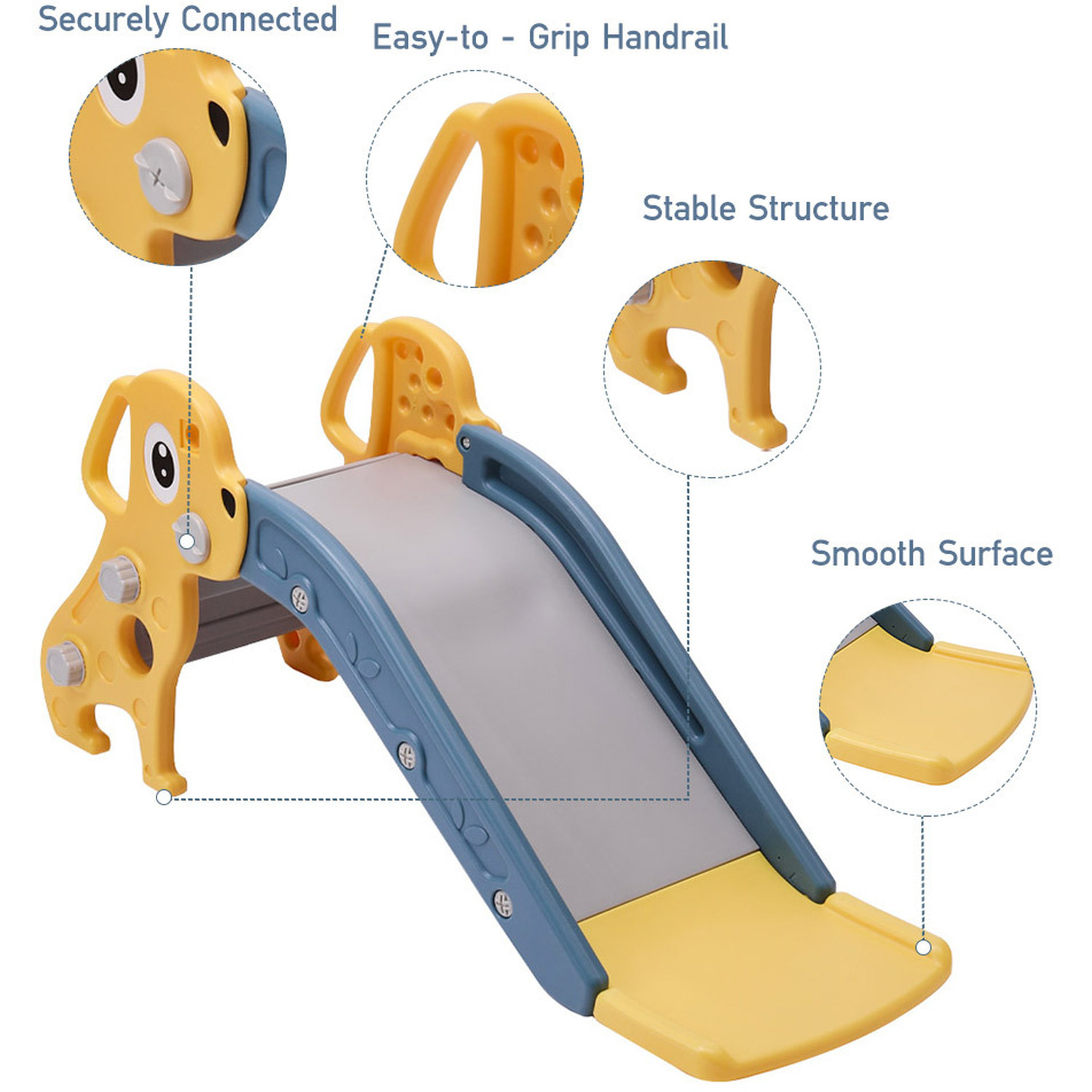 Kids Freestanding Puppy Indoor Toddlers Slide