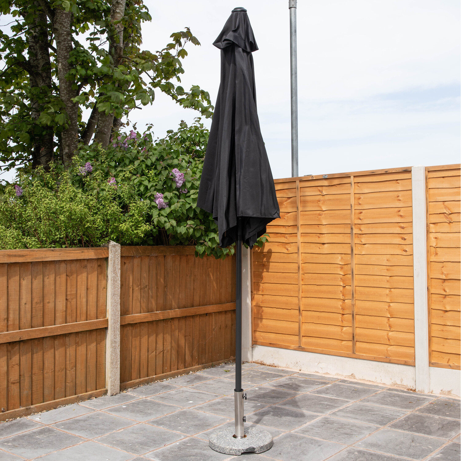Garden Patio Sun Shade Parasol with Crank Handle