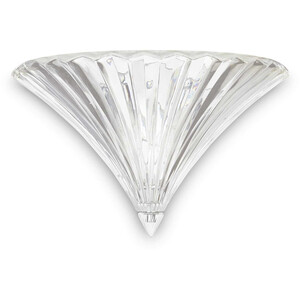 Santa 1 Light Indoor Large Wall Uplighter Clear with Glass, E14