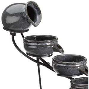 Primrose Aphrodite Solar Powered Ceramic Water Feature 49cm