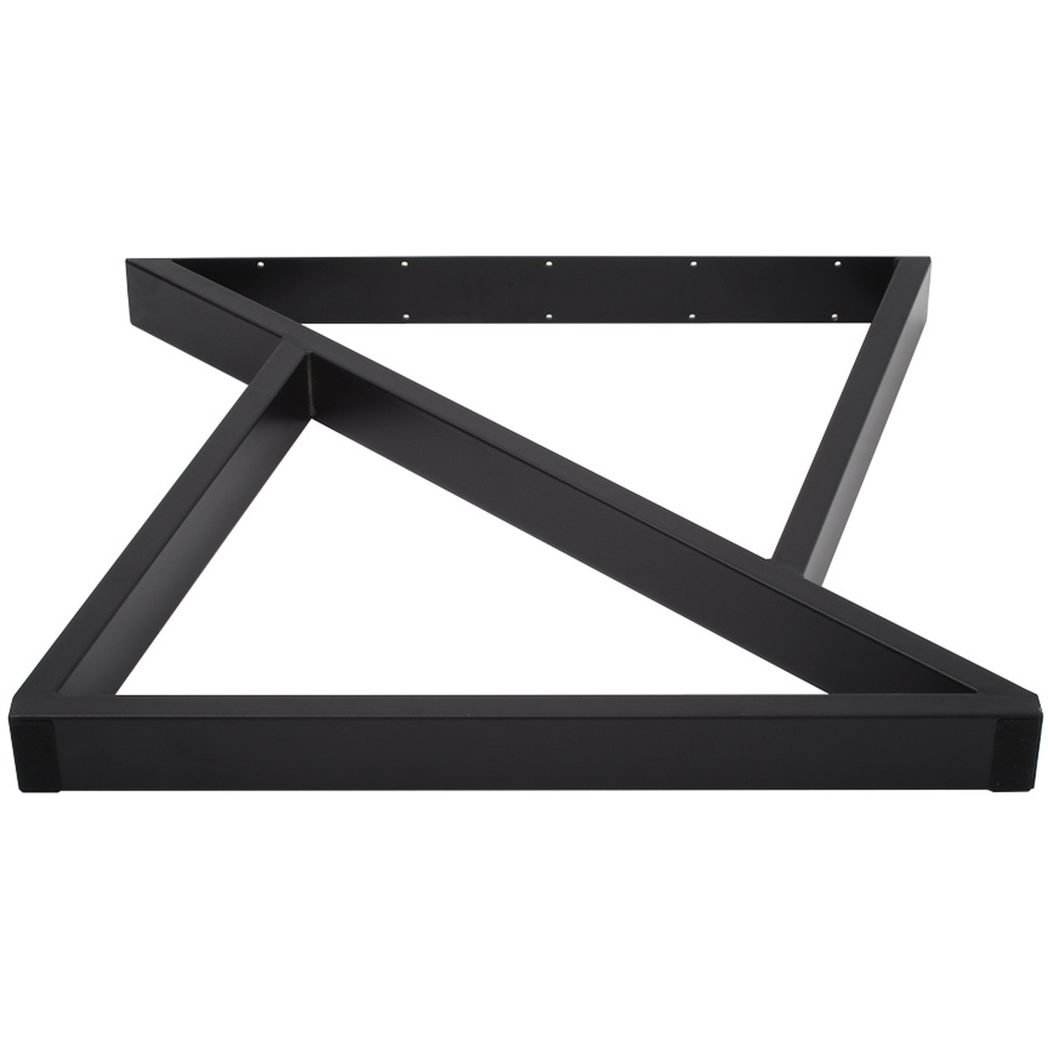 Set of 2 Metal Double-Triangle Table Legs