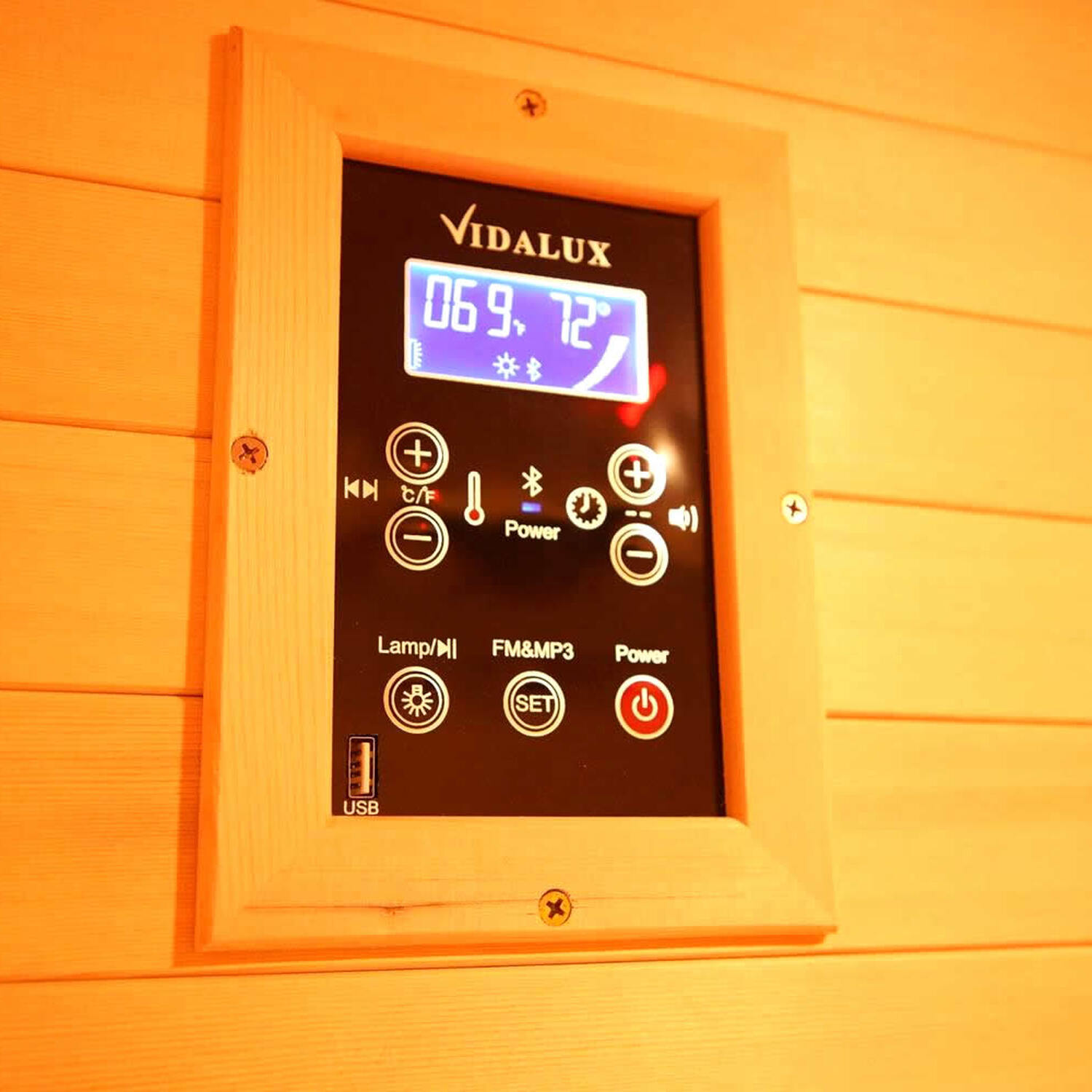 Vidalux Platinum Full Spectrum Sauna With Complete Heat