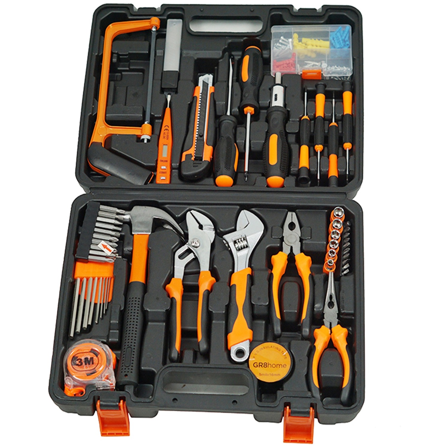 Hand Tool Kit Set General Household with Case