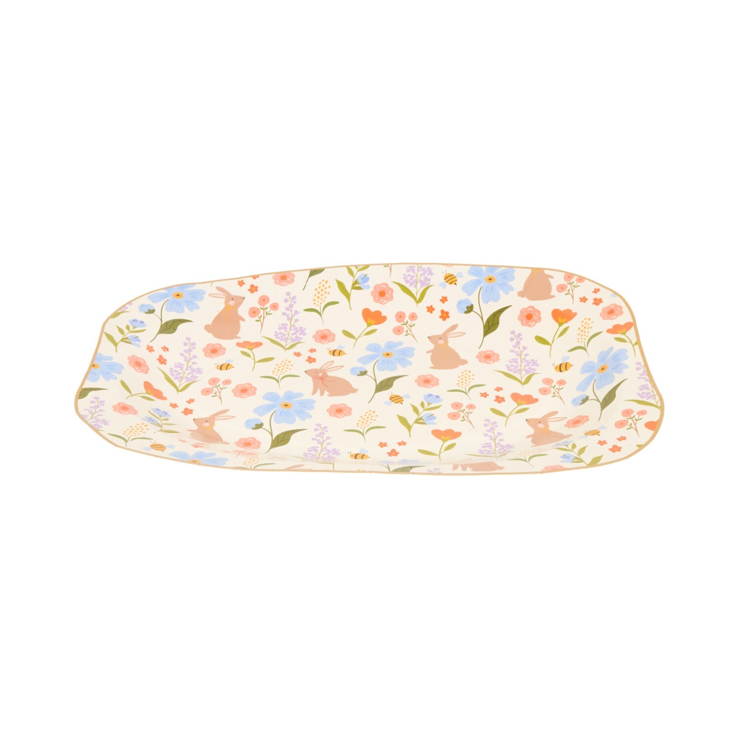 Pack of 2 Spring Bunny Serving Platters