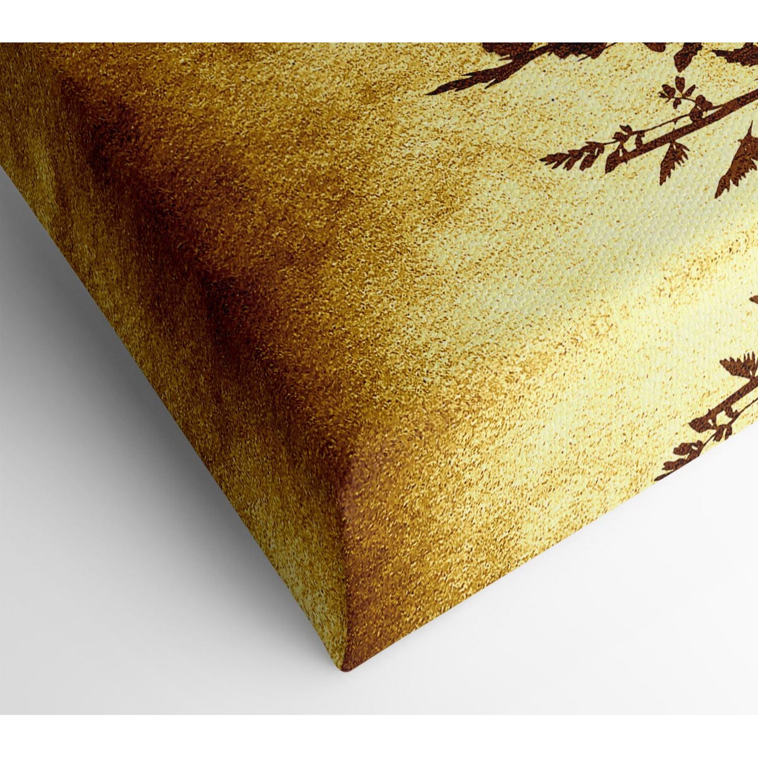 Golden Light Flower Canvas Print Wall Art