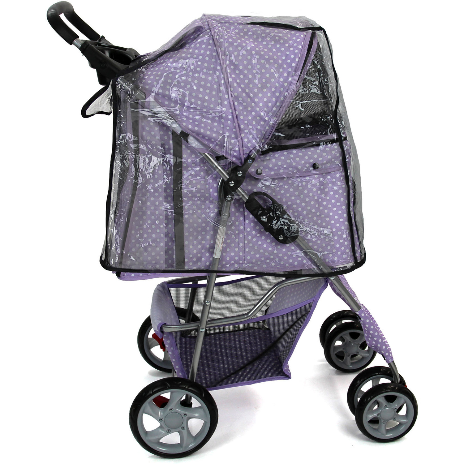 Easipet Pet Stroller Dog Cat Pushchair Carrier in Purple - Available ...
