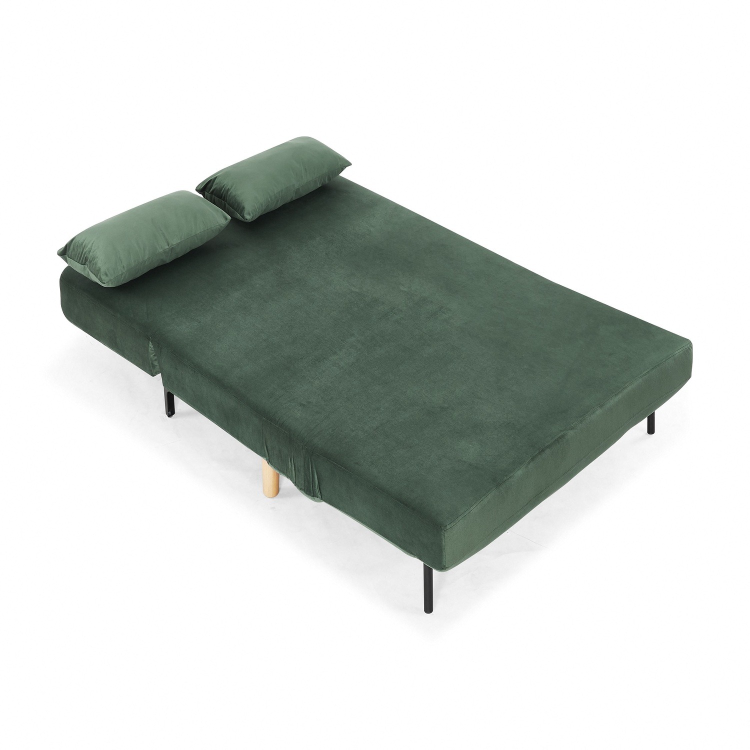 George Velvet double Futon Sofa Bed