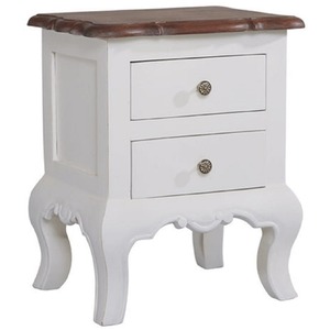 French Chic Painted Bedside Table