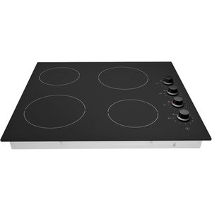 60CM 4 ZONE CERAMIC HOB WITH DIAL CONTROL BLACK