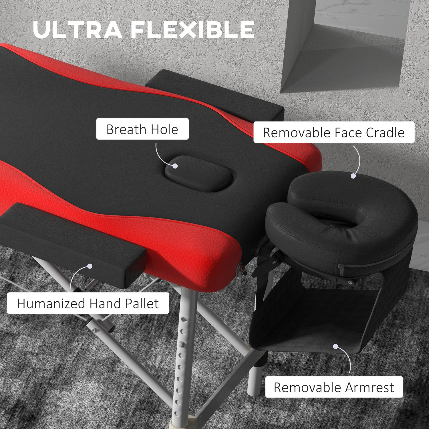Foldable Massage Table Salon SPA Bed