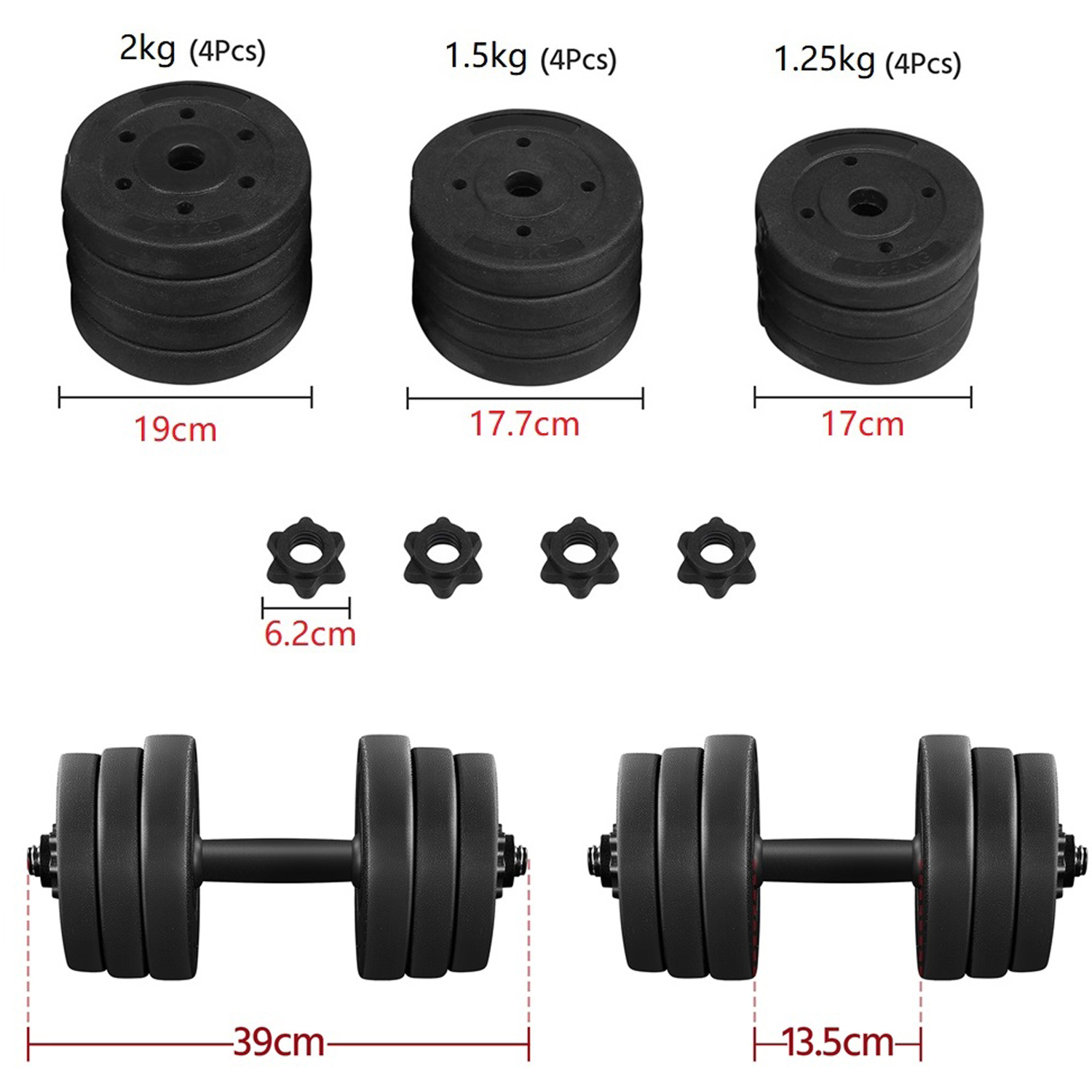 Adjustable Dumbbell Weight Set