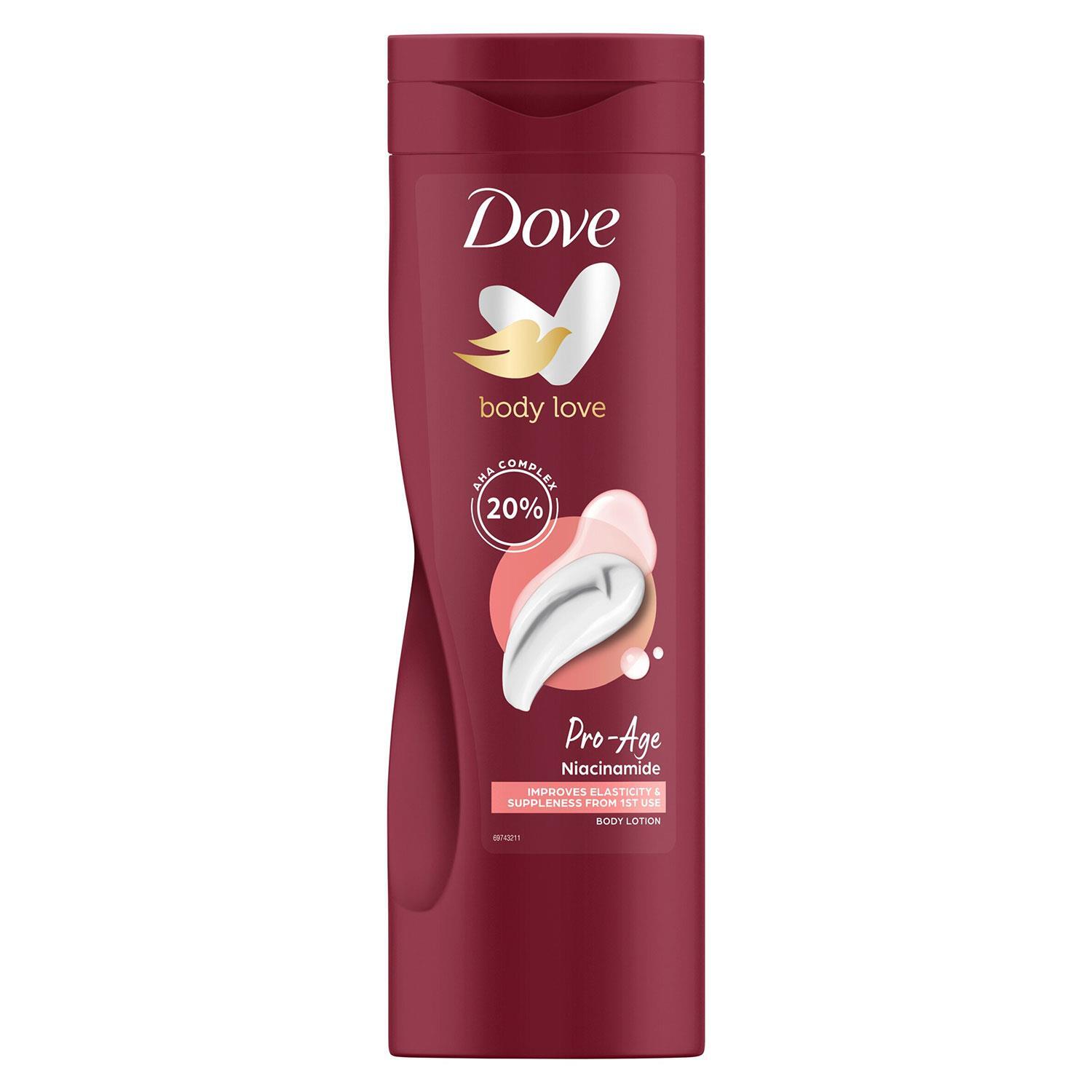Dove ProAge BodyLotion with AHA, Olive oil and VitaminB3 For Mature ...