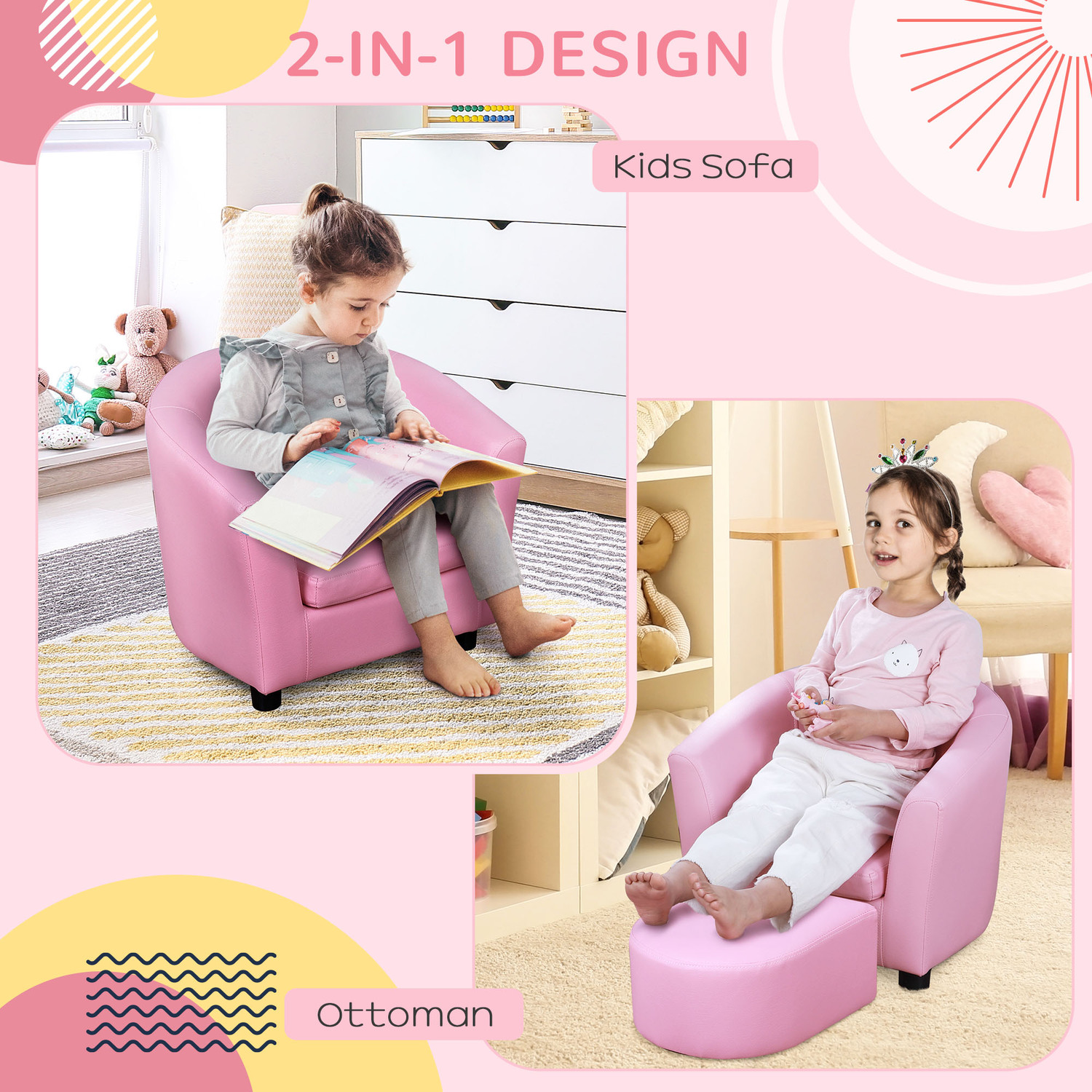 Children Kids Mini Sofa 310 036V70PK