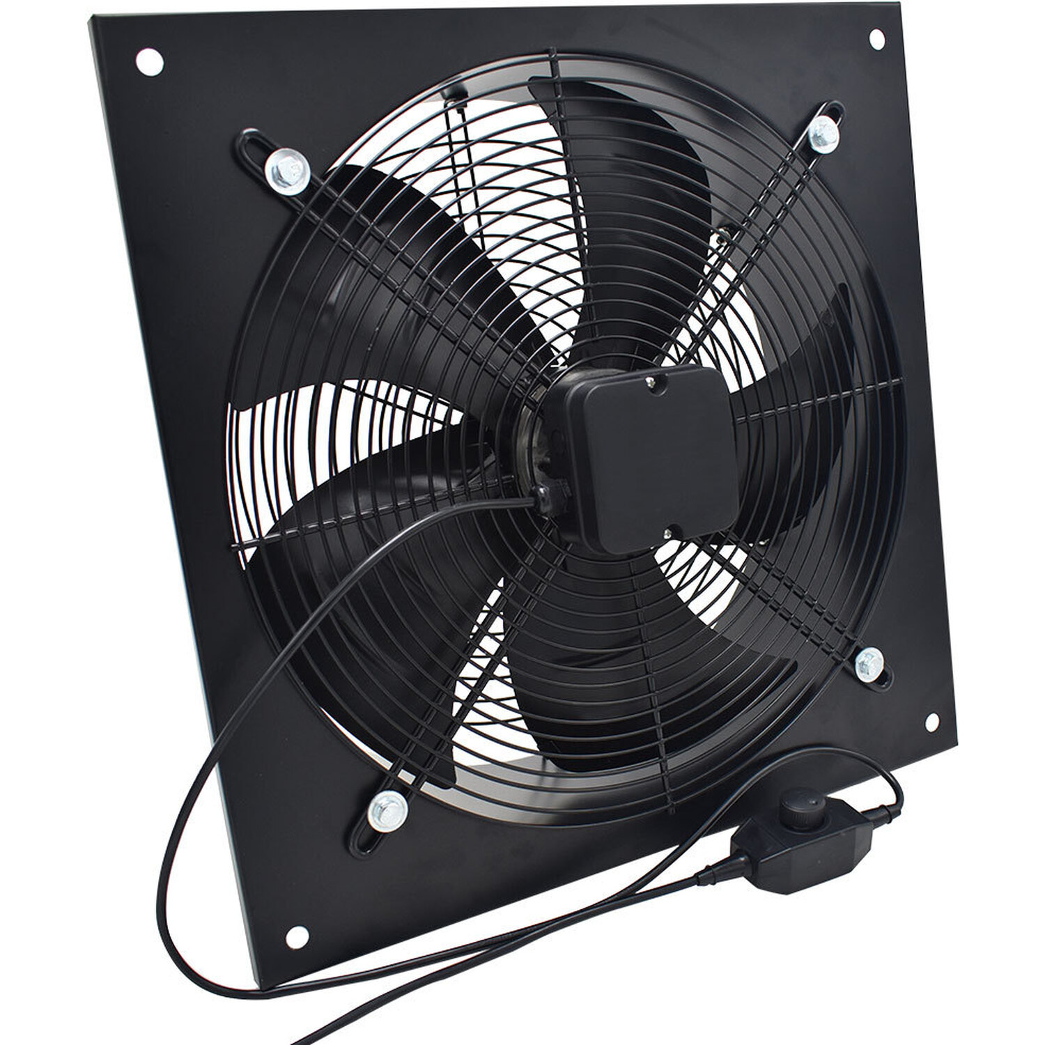 Ventilation Wall-Mounted Exhaust Axial Fan with Speed Regulator Switch
