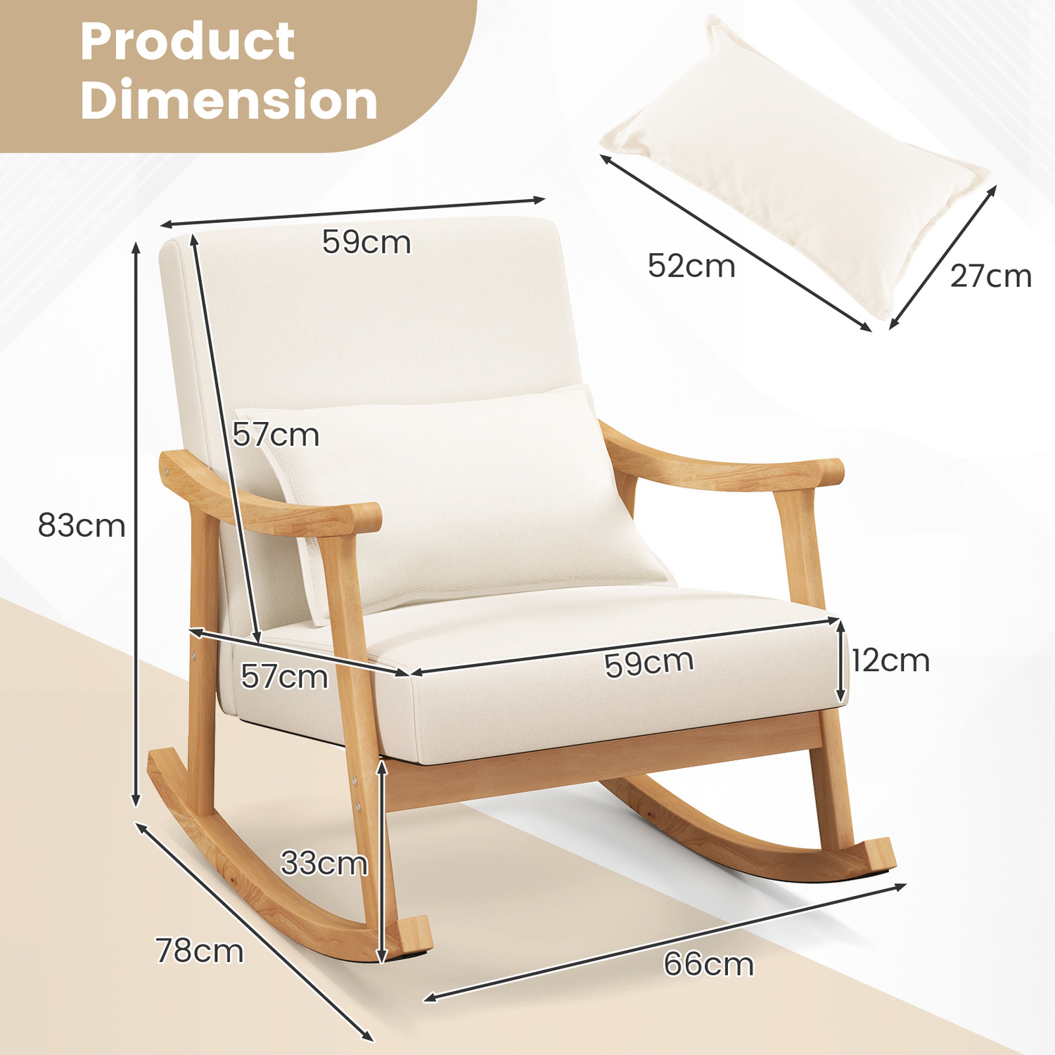 Upholstered Rocking Chair
