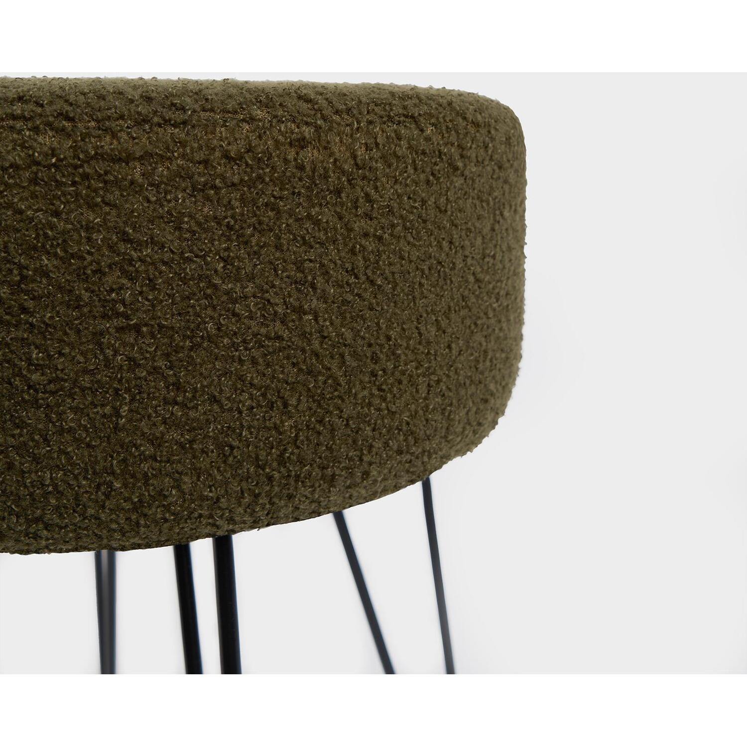 Teddy Boucle Hairpin Stool