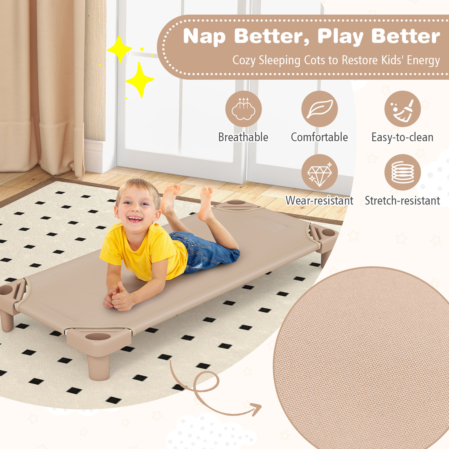 Preschool Naptime Cot Pack of 6