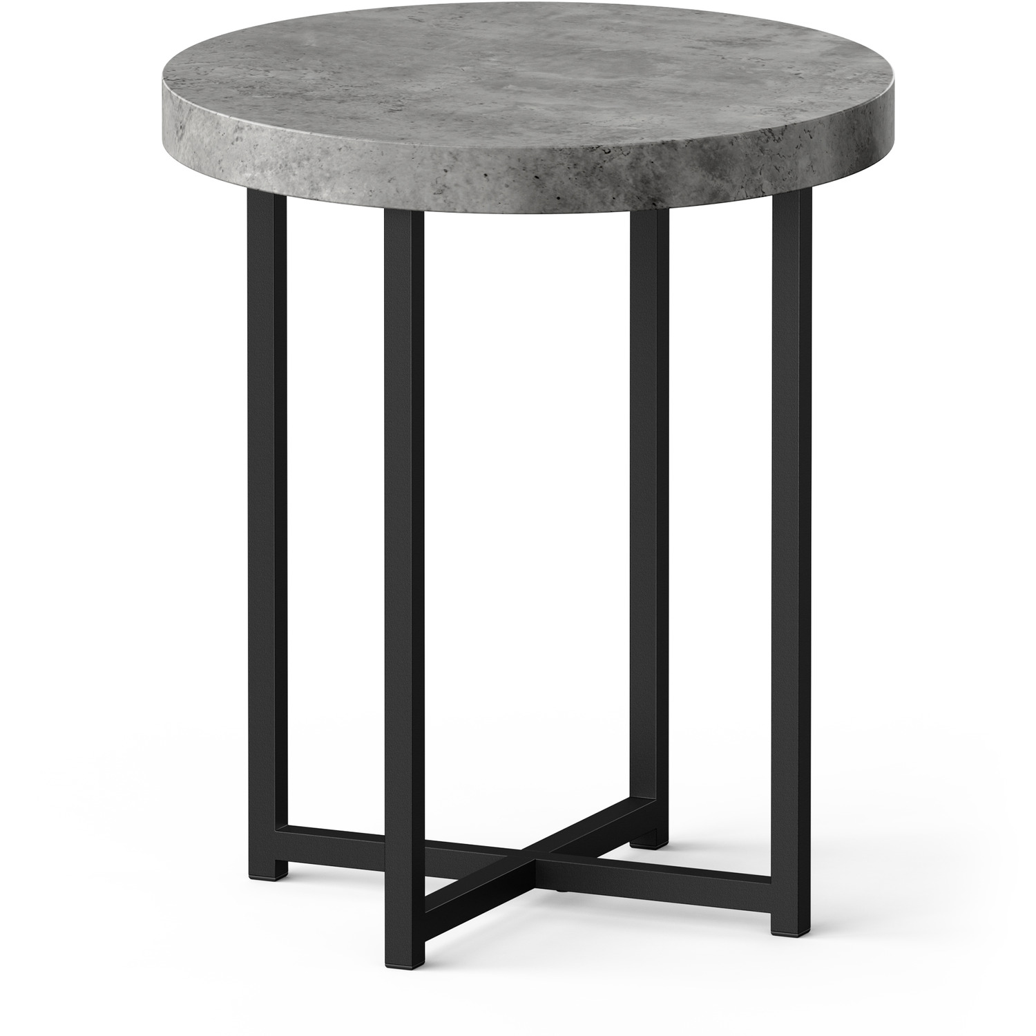 Circular Side Table for Living Room