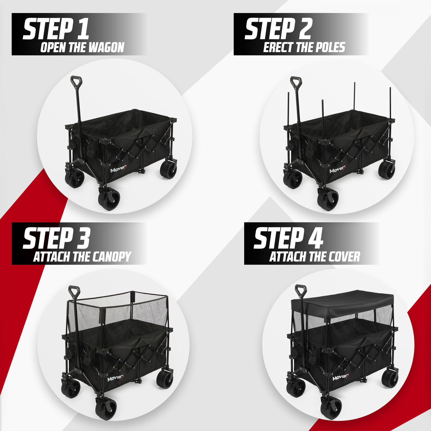 Folding Canopy Festival Wagon
