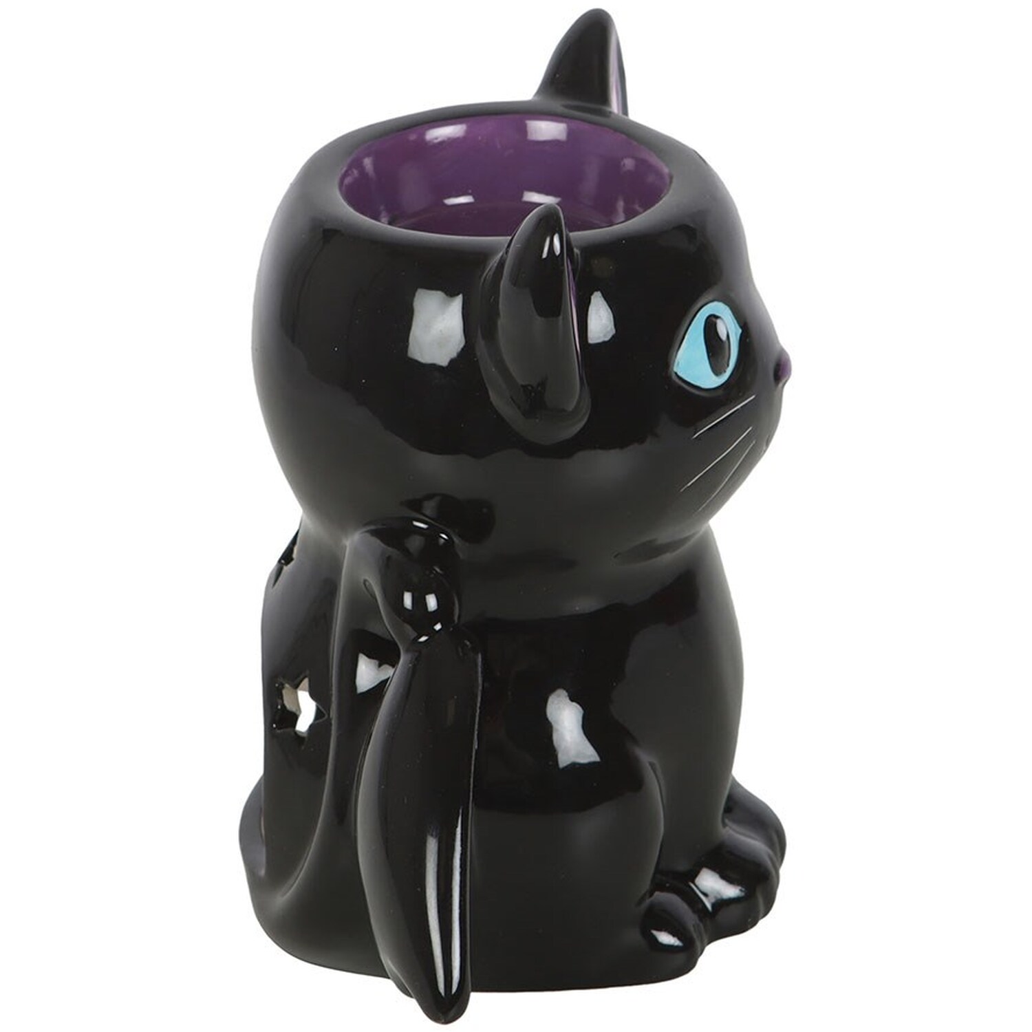 Cute and Creepy Bat Cat Oil Burner and Wax Warmer