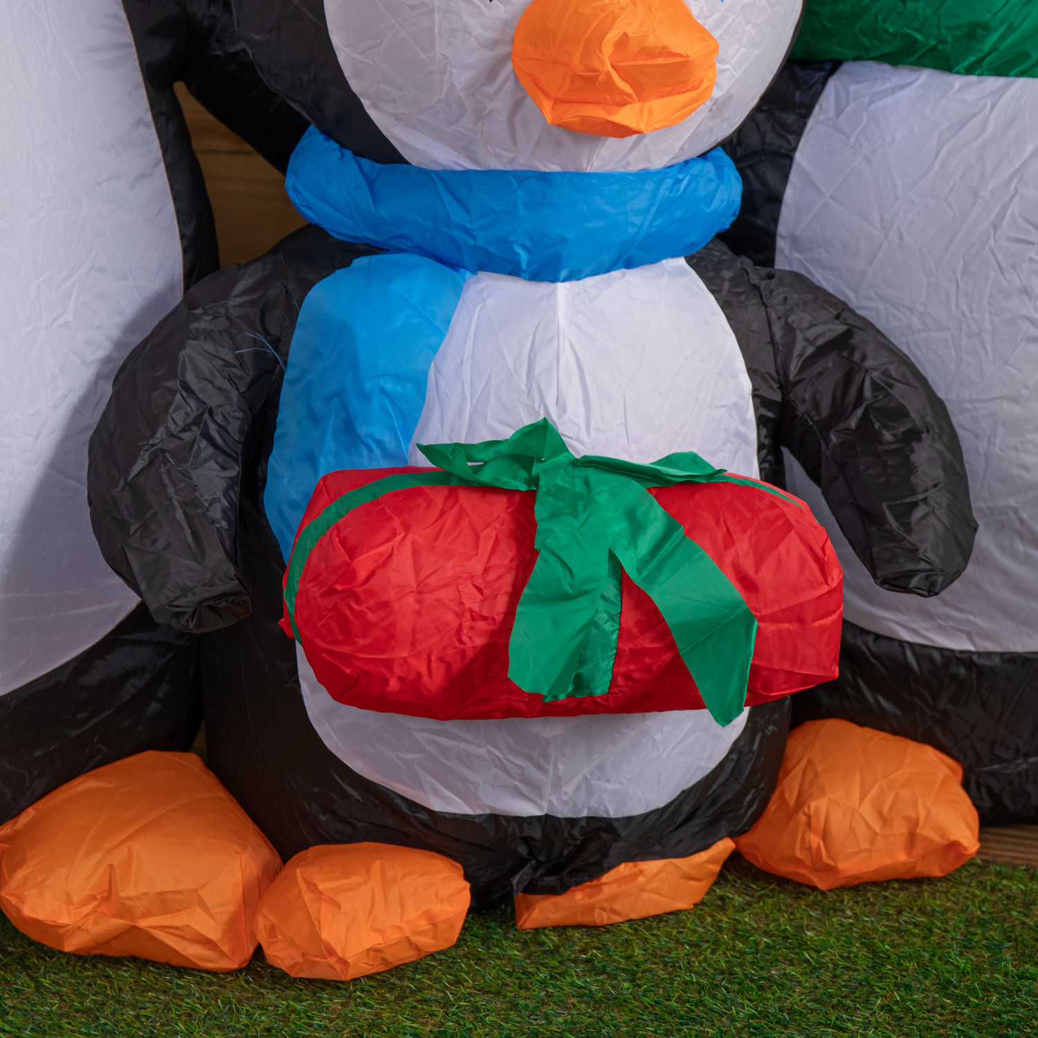 LED Inflatable Penguin Family